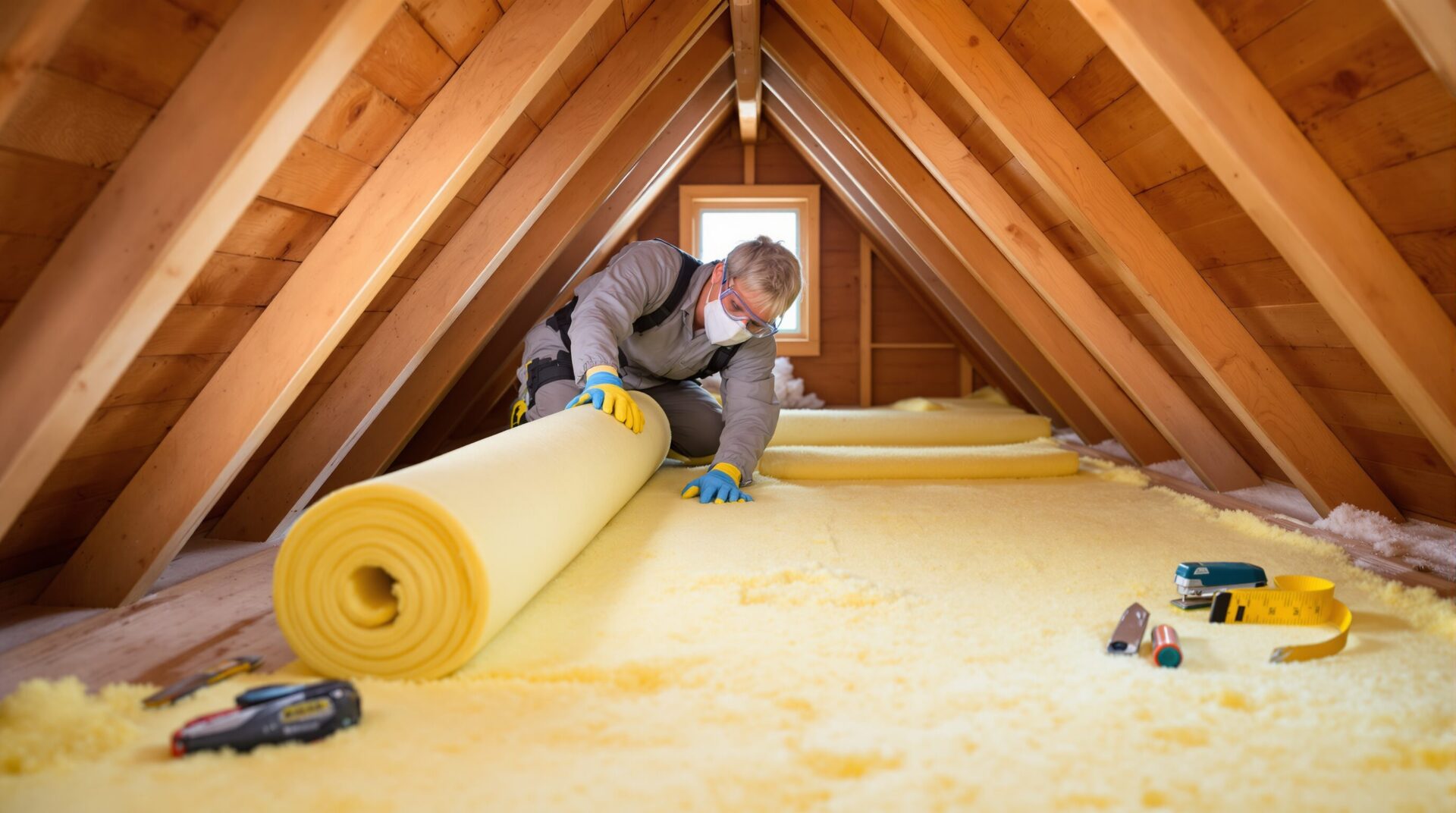 Installer la laine de verre : étapes clés pour une isolation durable
